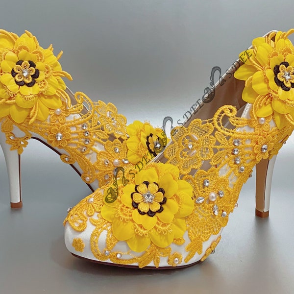 Sunflower Shoes - Etsy