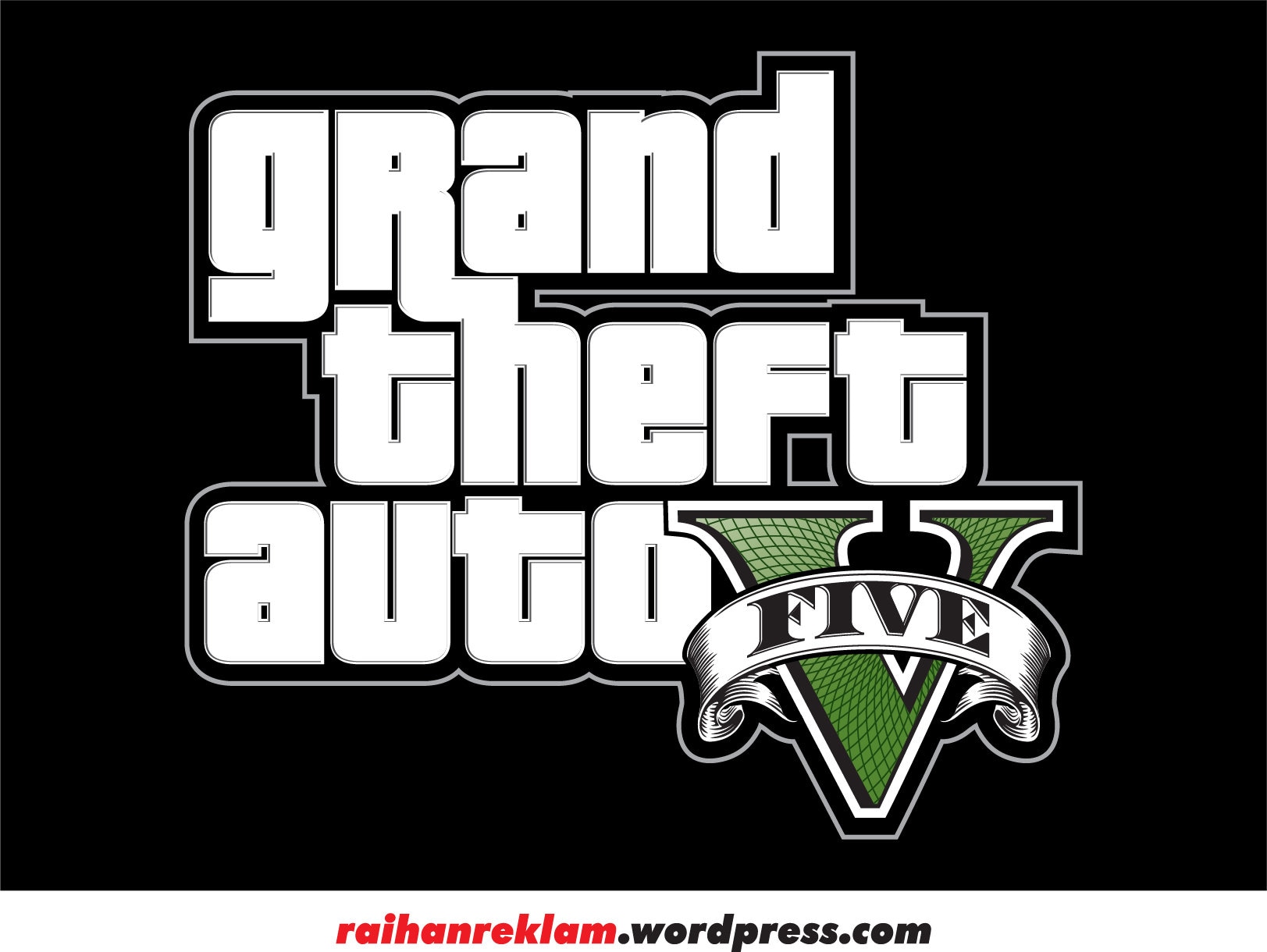 Grand Theft Auto 5 Logo Vector