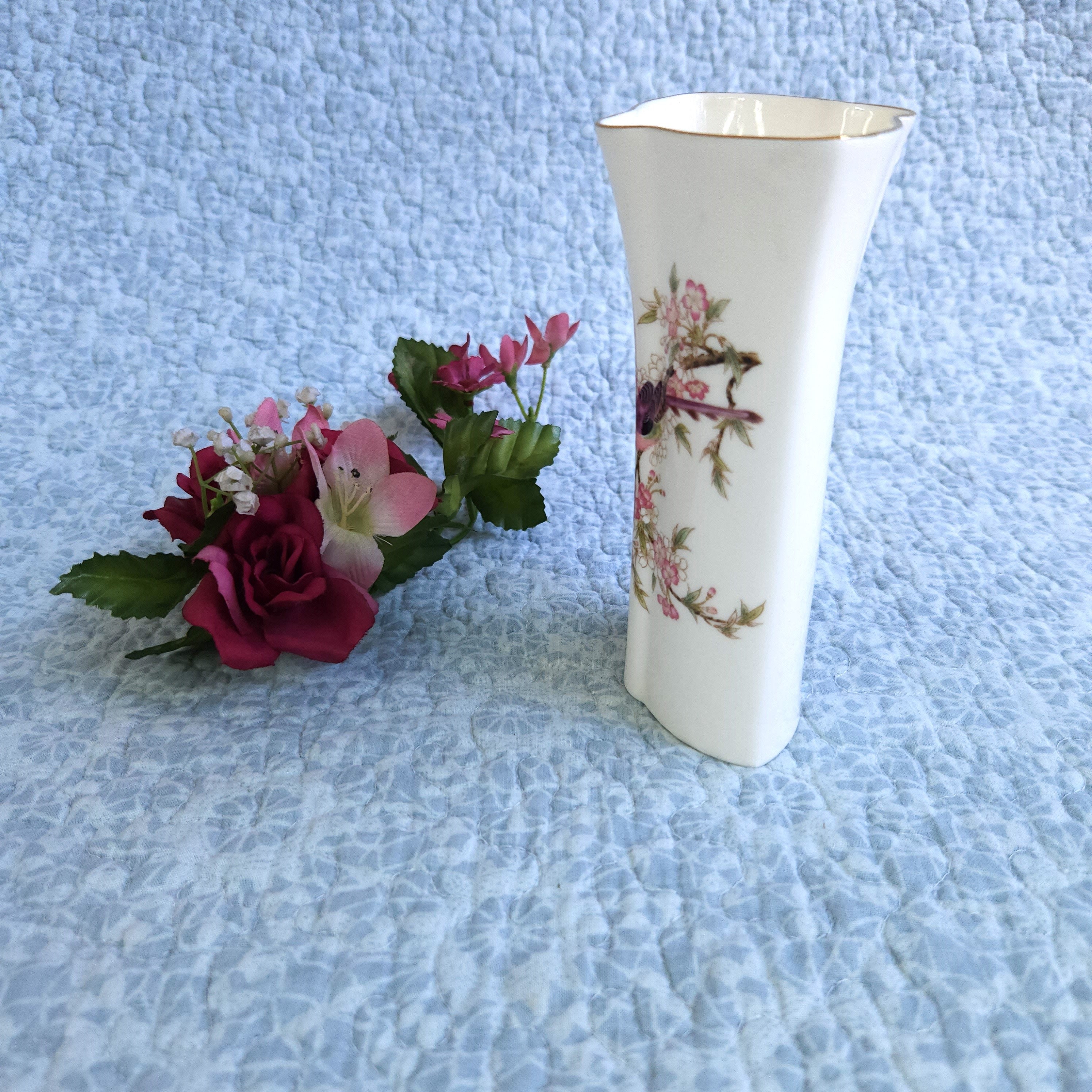 Vintage Toyo Sakura Hand Painted and Signed Japanese Porcelain Vase - Etsy