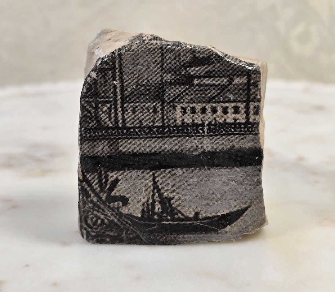 One of a Kind Hand Made and Signed Primitive Portugese Cobblestone Folk ...