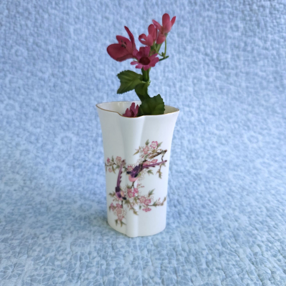 Vintage Toyo Sakura Hand Painted and Signed Japanese Porcelain Vase - Etsy