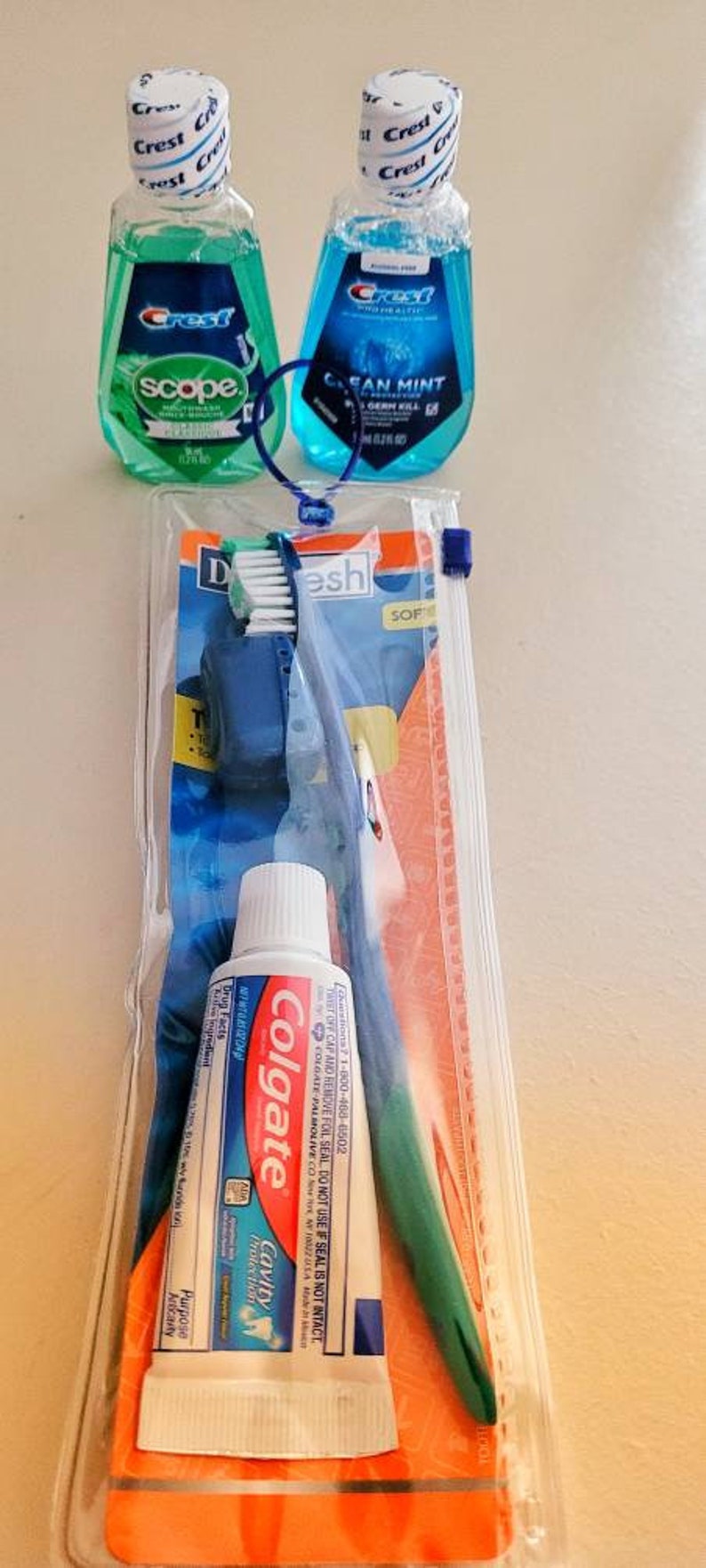 Mini Travel Toiletries Bag: Hygiene Essentials Care Package - Etsy