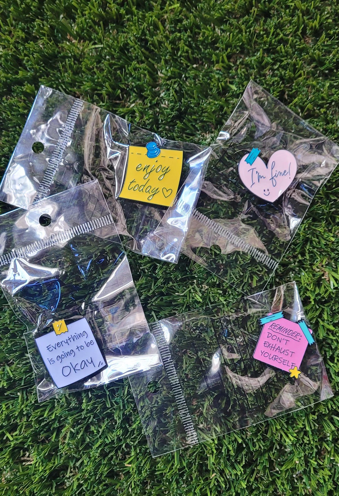 Motivational Enamel Pin: Positive Affirmation Hat, Backpack, Jacket ...