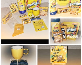 Yellow Snack Box - Etsy