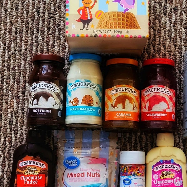 Ice Cream Sundae Kit - Etsy