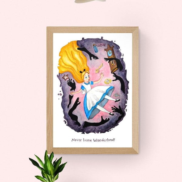 Alice in Wonderland Poster - Etsy Canada