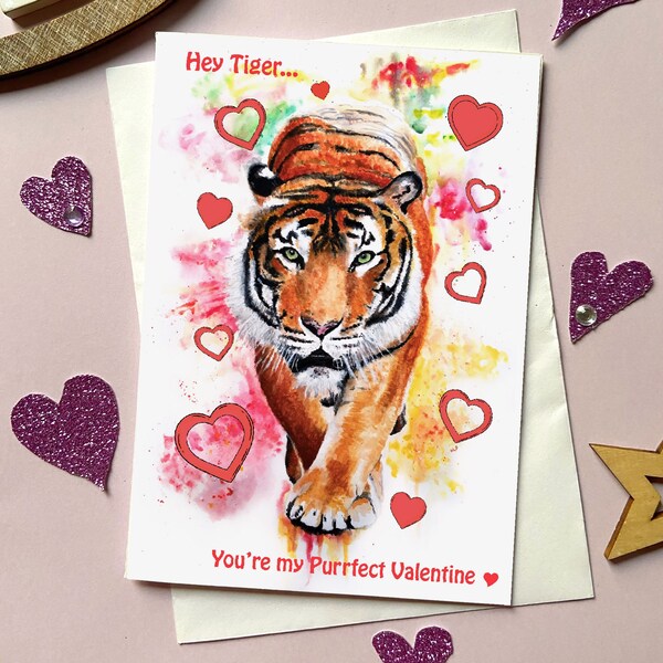 Tiger Valentine - Etsy