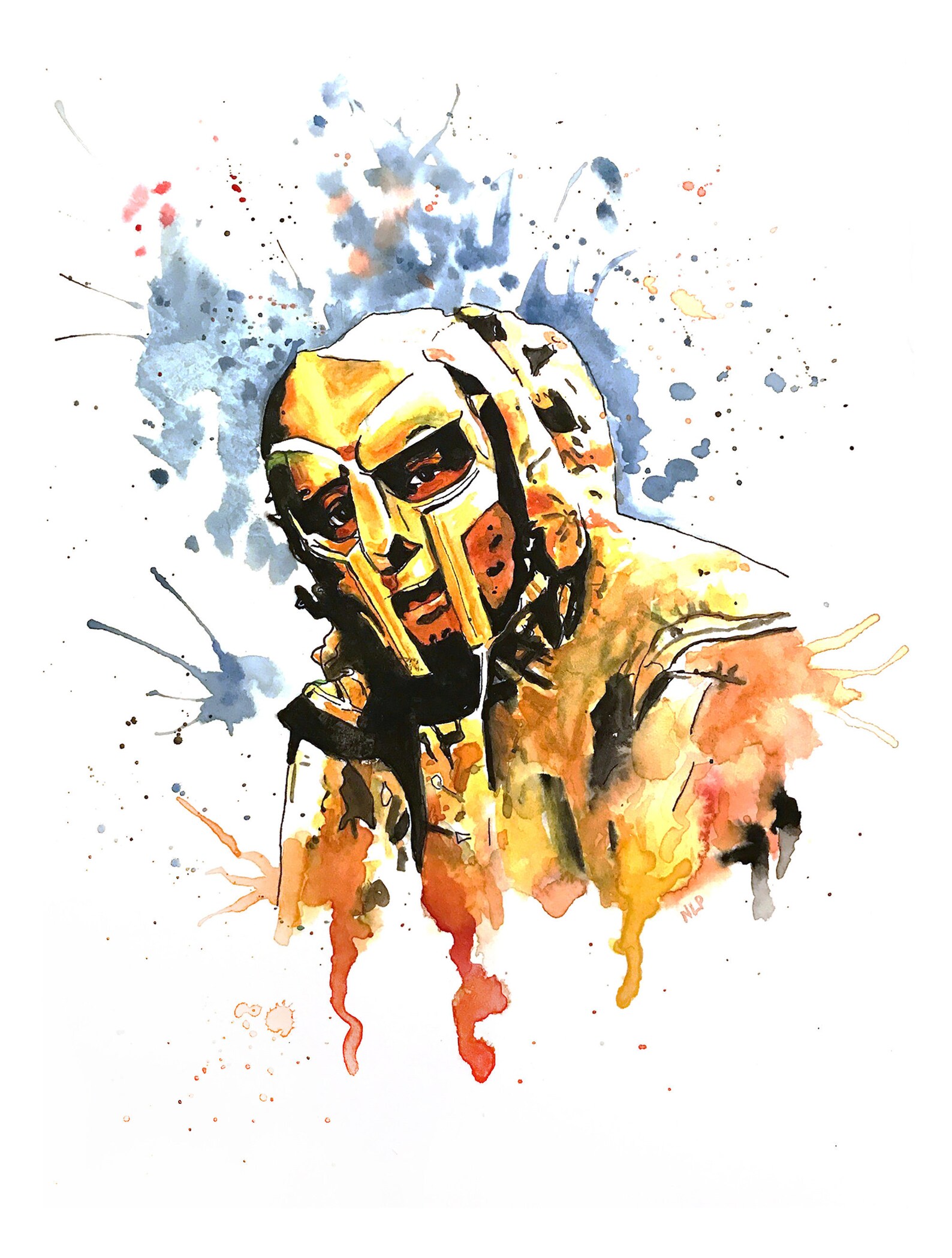 MF DOOM Portrait MF Doom Art Doom Rap Artist Doom Wall Art | Etsy UK