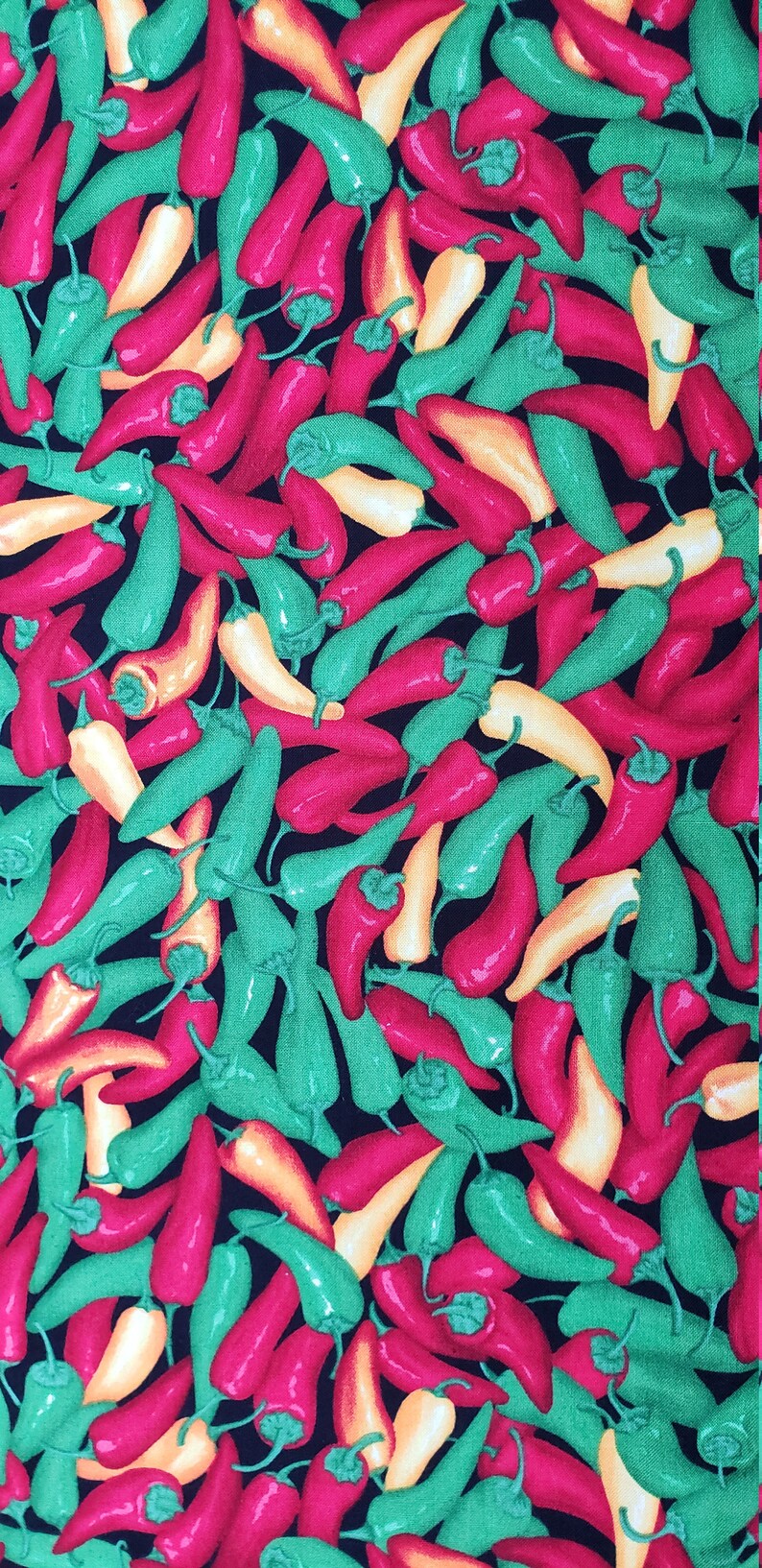 Chili Pepper Table Runner, Dining Table Runner, Buffet Runner ...