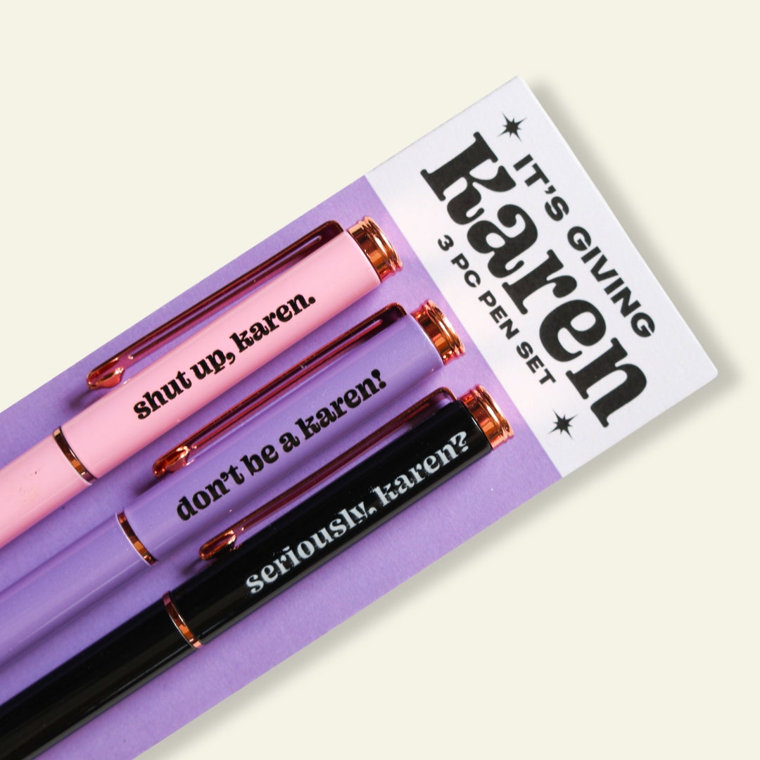 Karen Pen Set - Etsy