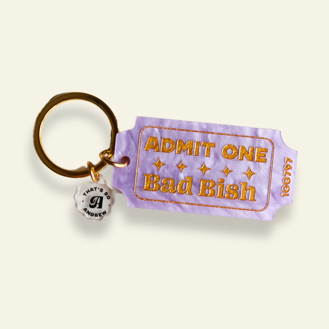 Admit One Bad Bitch - Funny Motel Keychain - Etsy
