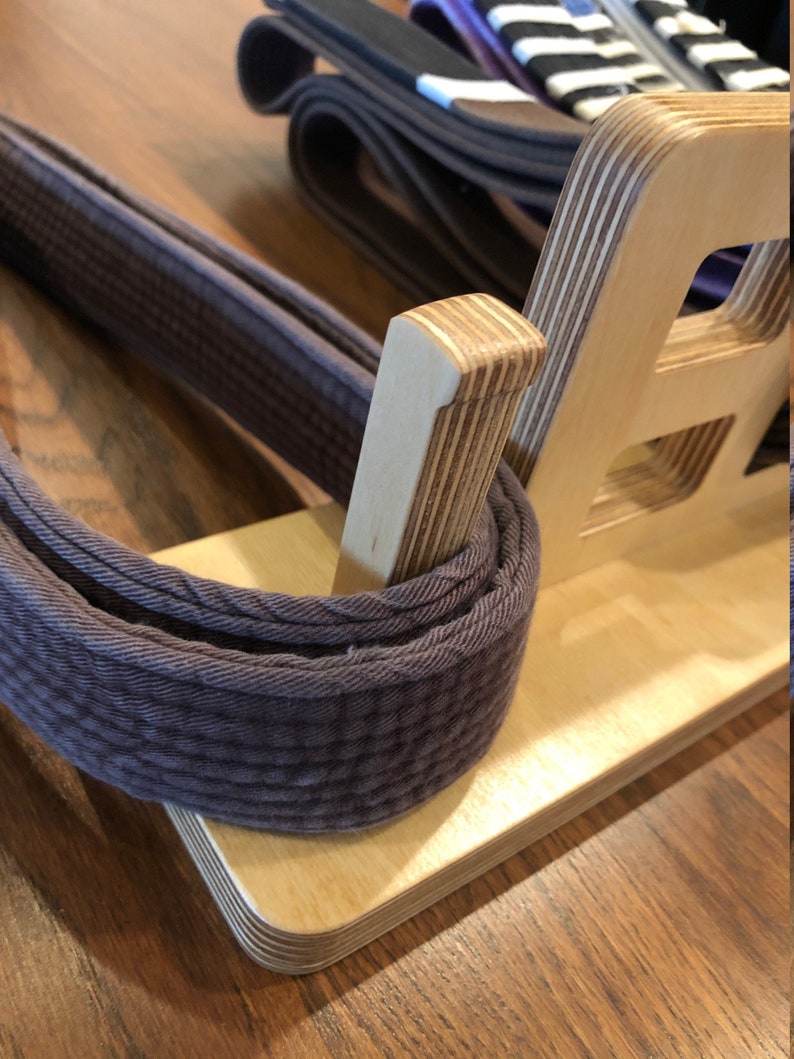 Brazilian Jiu-jitsu 5 Belt Display Rack - Unique / Original Design - Etsy