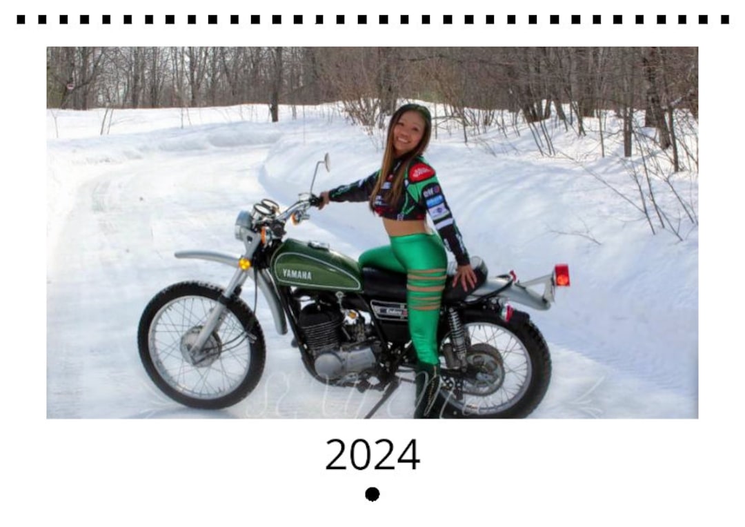 Motorcycle Pin up Calendar All Are Topless and Some Nude With 12 ...