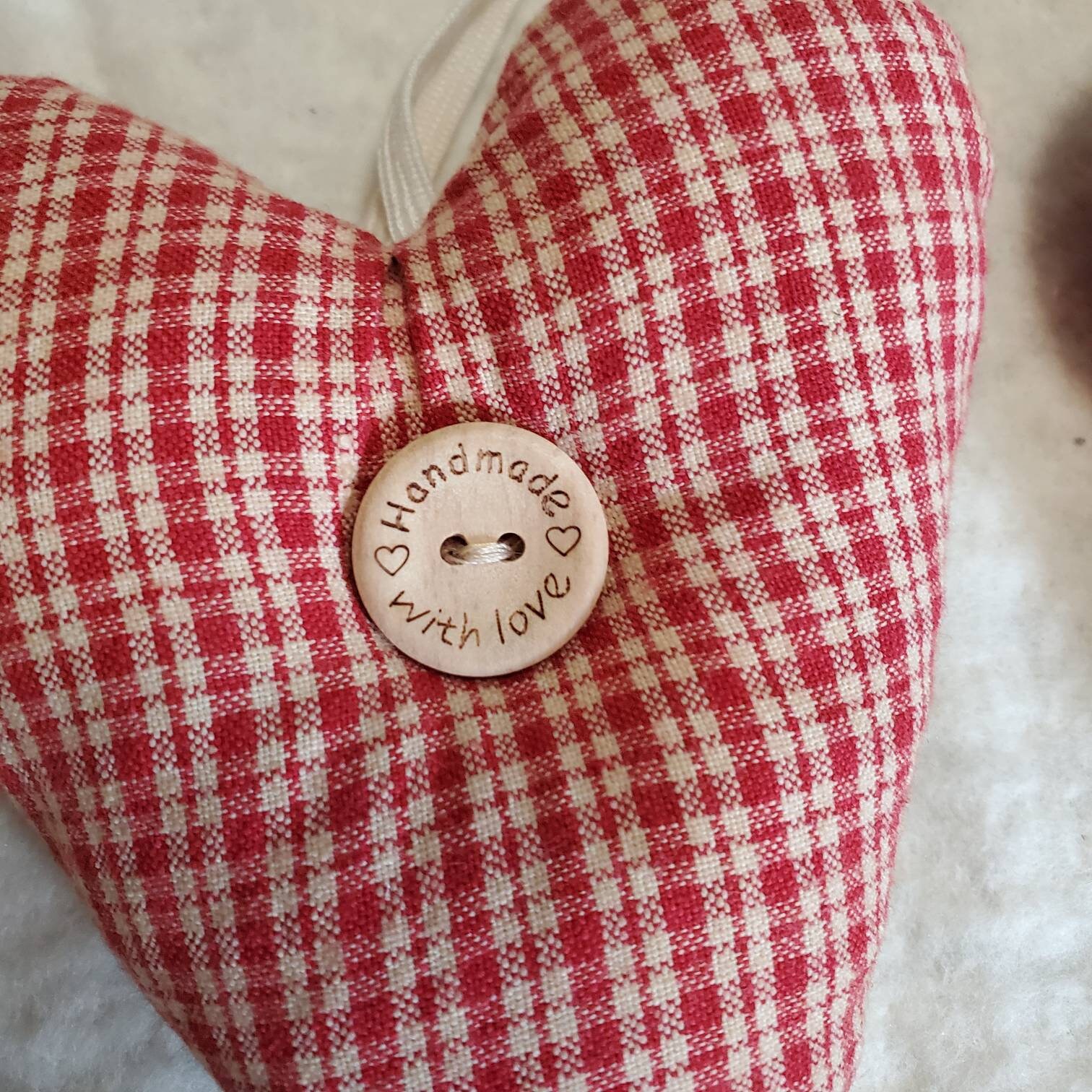 Stuffed Heart Ornaments - Etsy