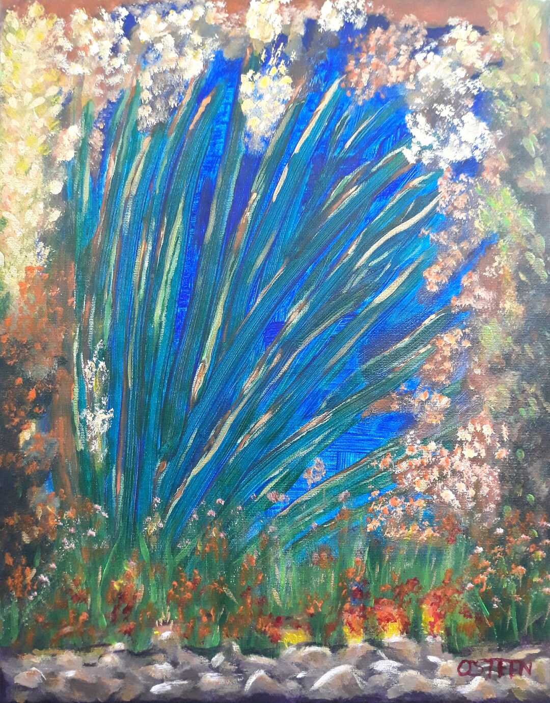 Secret Places Original Acrylic Painting Hidden Secret Mystery - Etsy