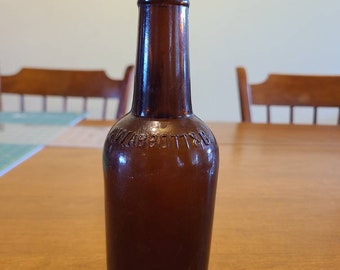 C1920s C. W. Abbott & Co. Bitters Baltimore MD. Amber Cork - Etsy