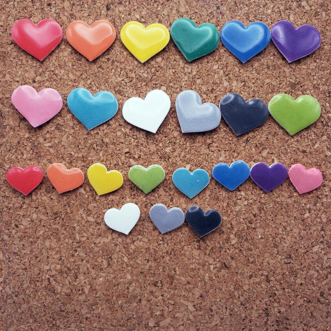 Filler Heart Pins - Etsy