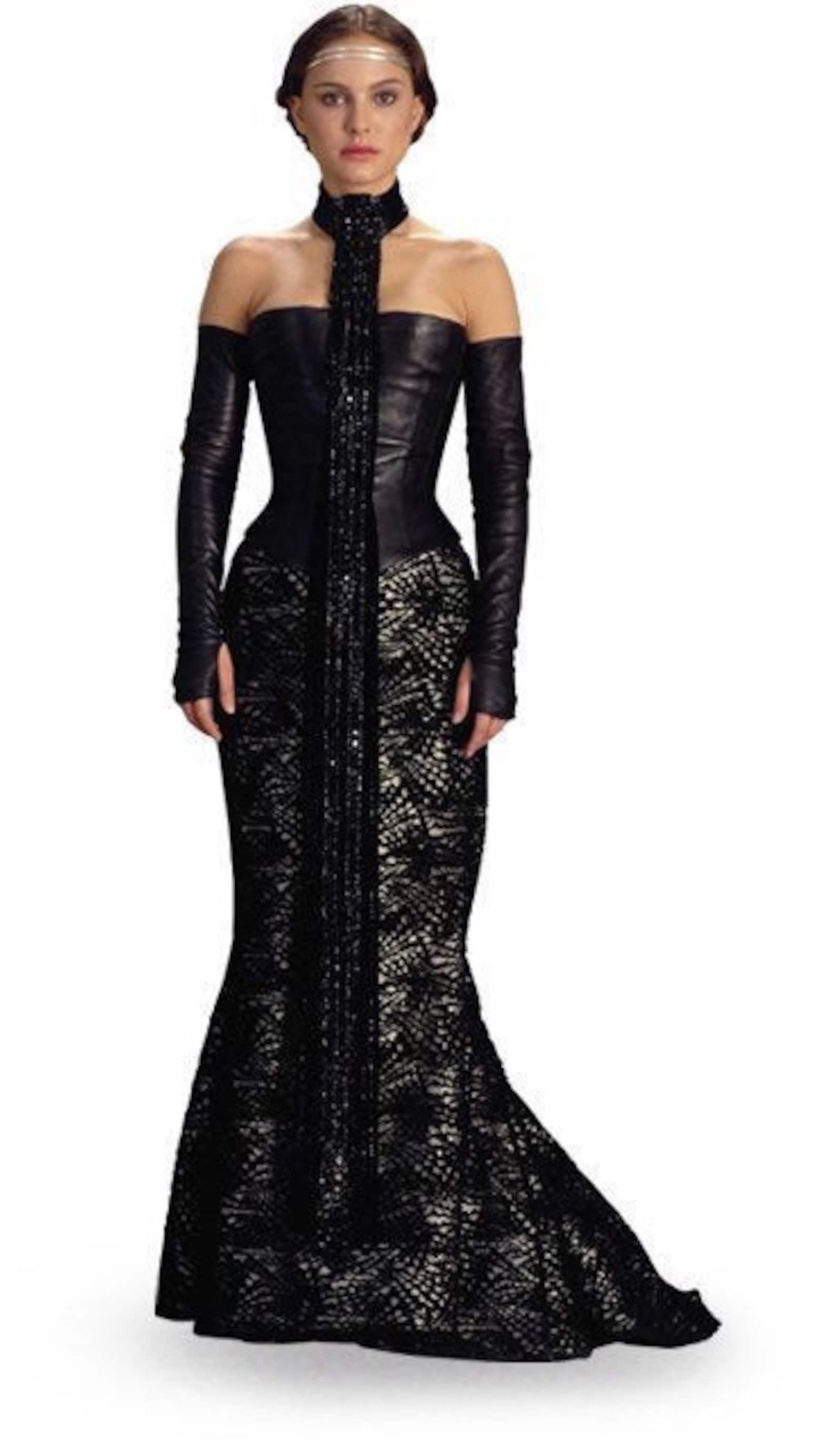 Padme Fireside Dinner Gown Inspired Rose and Eucalyptus Floral | Etsy