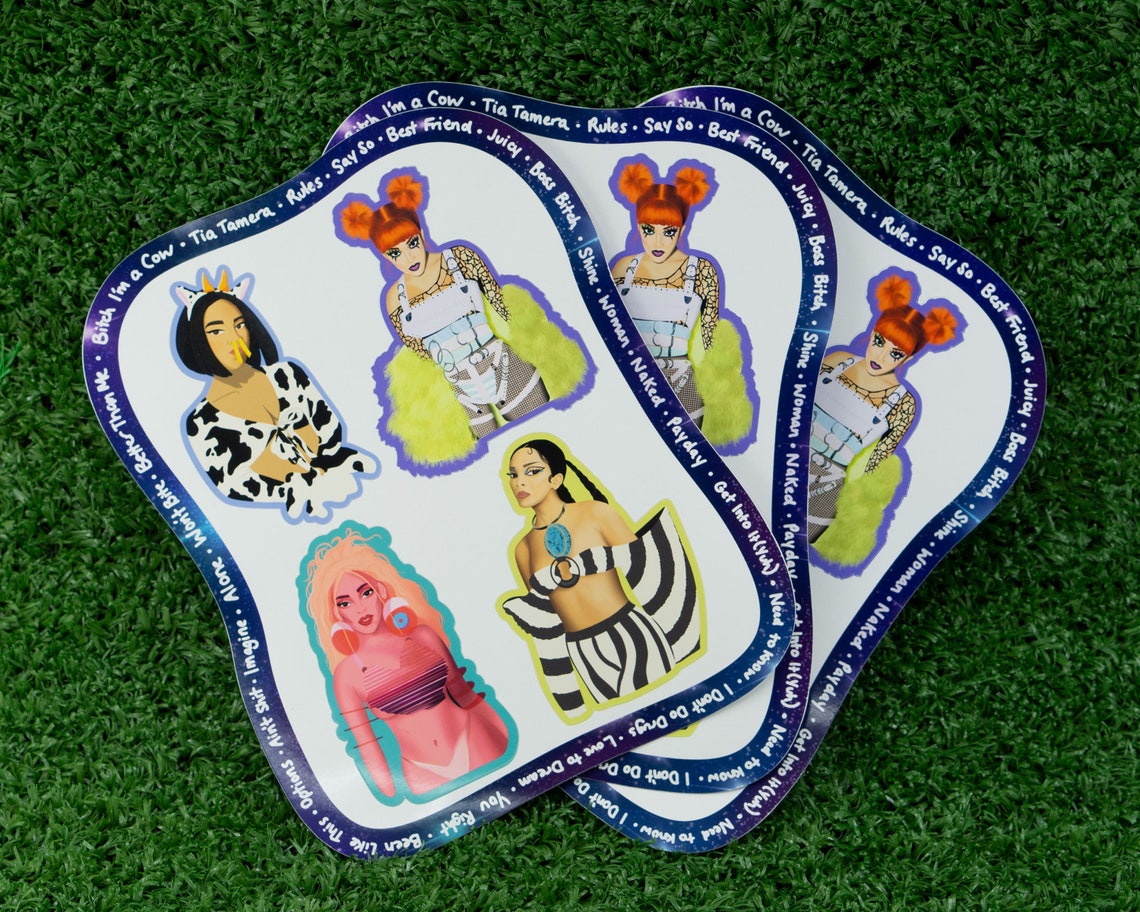 Doja Cat Sticker Pack - Etsy