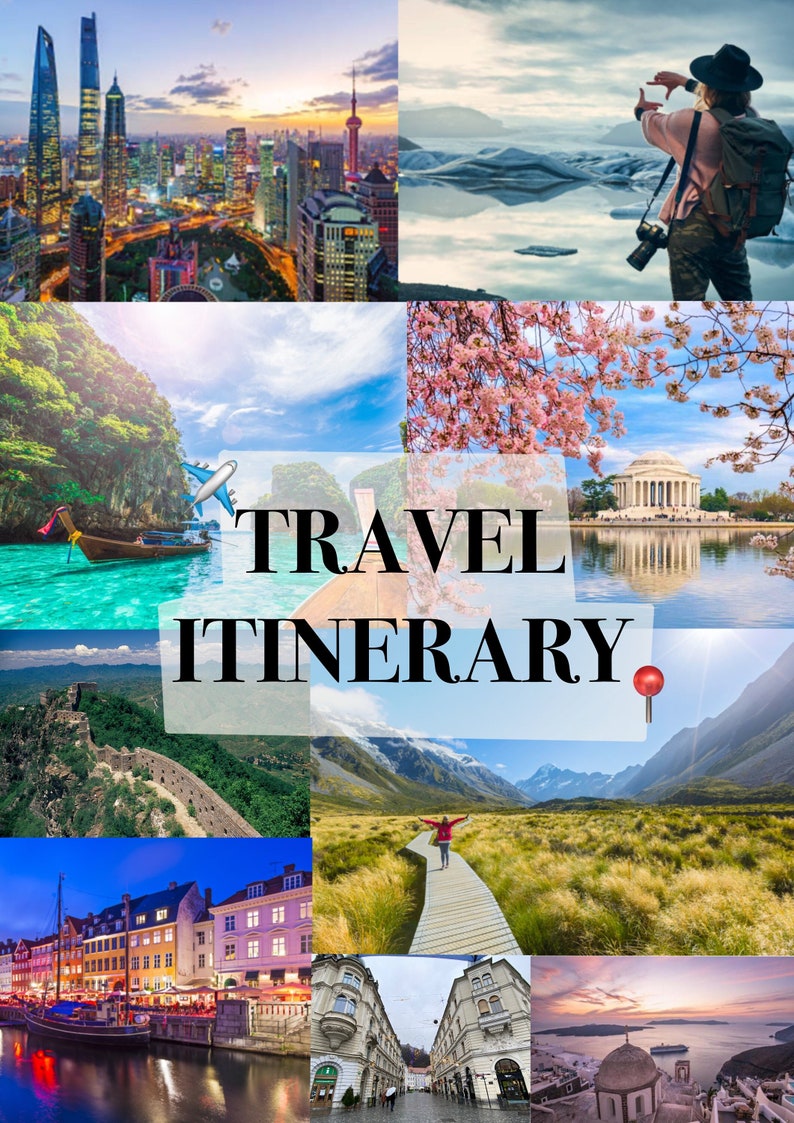 Ultimate CUSTOM Travel Itinerary for Everyone *read the Description* - Etsy