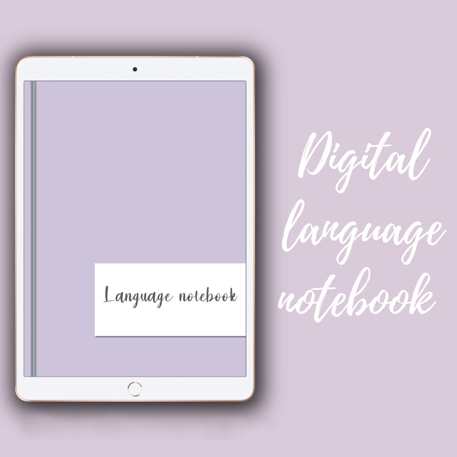 Digital Language Notebook for iPad - Goodnotes, Notability |digital ...