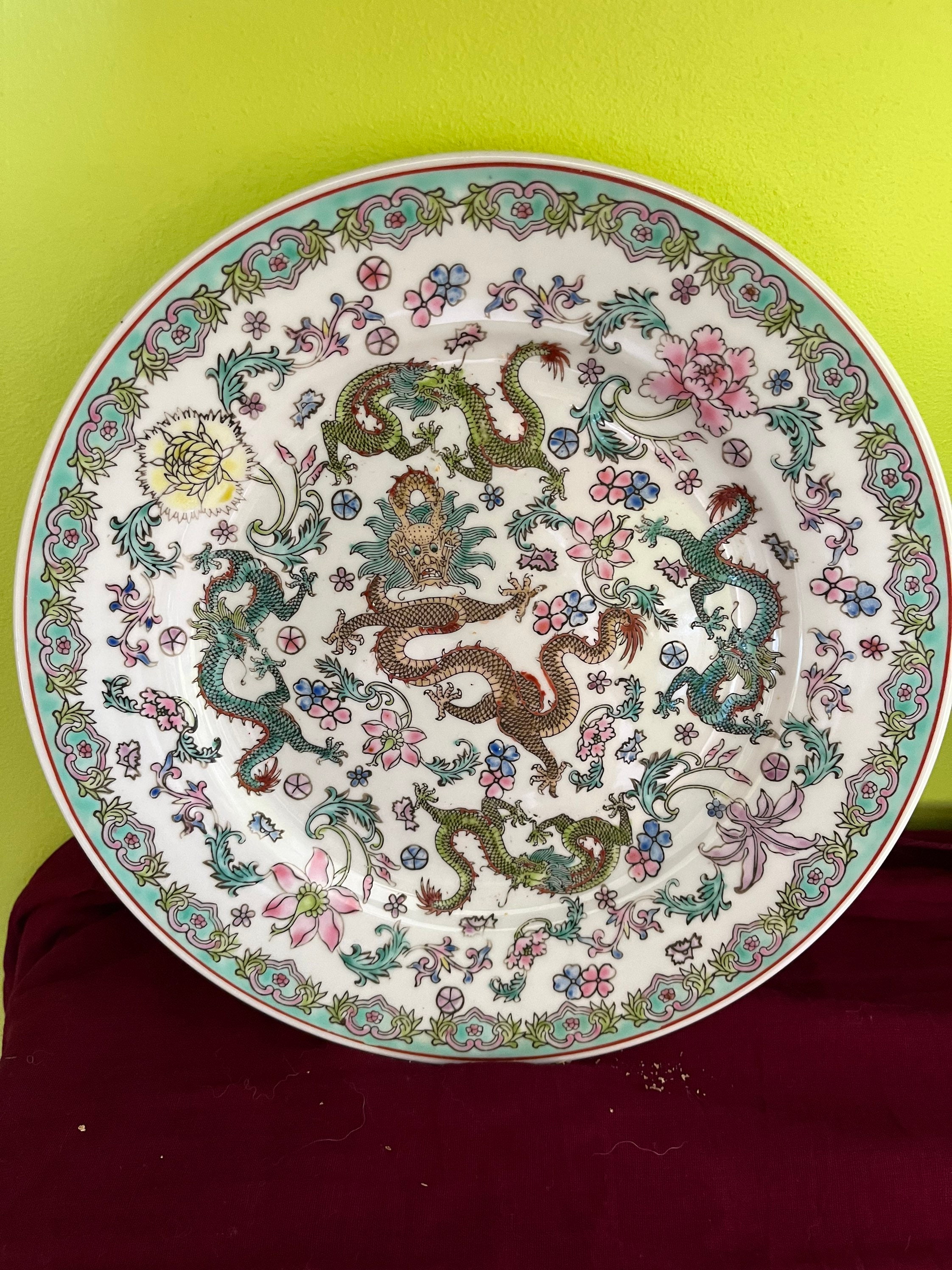 Beautiful Vintage Plates. Hand Made in China - Etsy UK