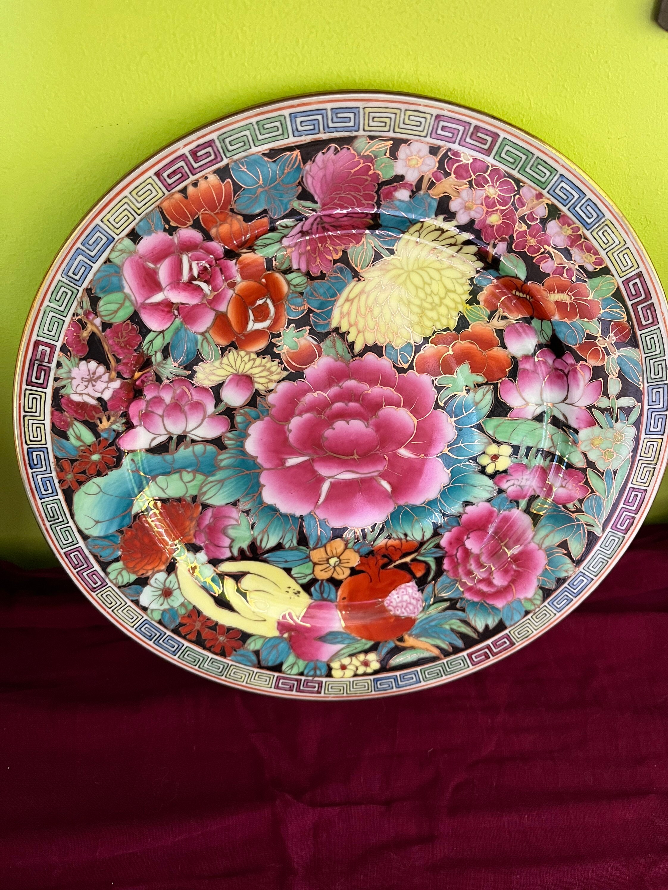 Beautiful Vintage Plates. Hand Made in China - Etsy UK