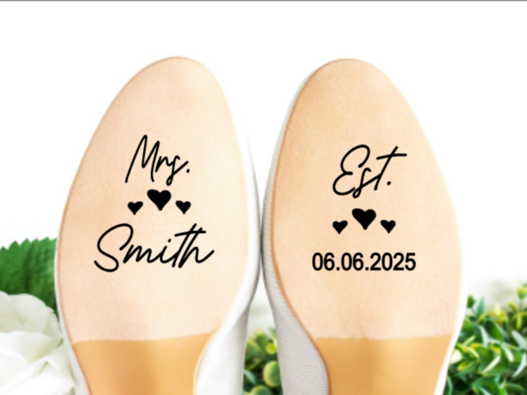 Wedding Vinyl Decals for Shoe Soles Champagne Glasses - Etsy