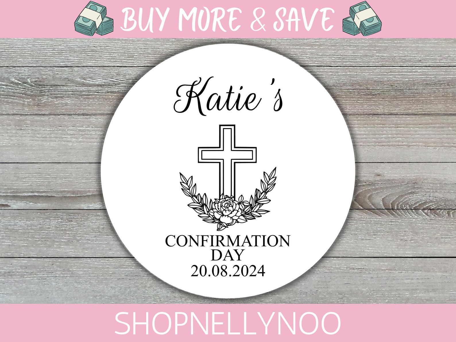 Personalized Confirmation Stickers: Party Favor Labels - Etsy UK