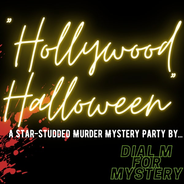 Hollywood Murder Mystery Party - Etsy