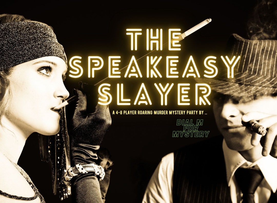4-8 Player 1920s Murder Mystery Party "the Speakeasy Slayer ...