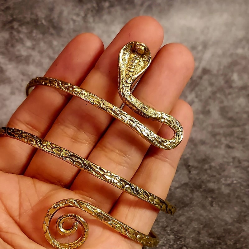 Cleopatra Snake Bracelet - Etsy