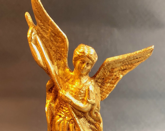 Brass Archangel Saint Michael Statue, Christian House Protection, Home ...