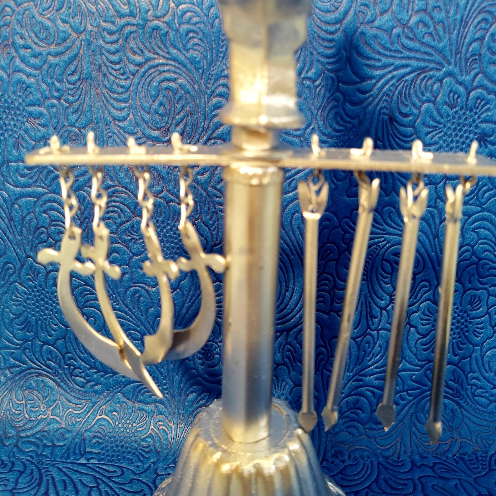 Ogbon Ogboni Ogan Tools Oggan Herramientas Orisha Silver Set Obatala ...
