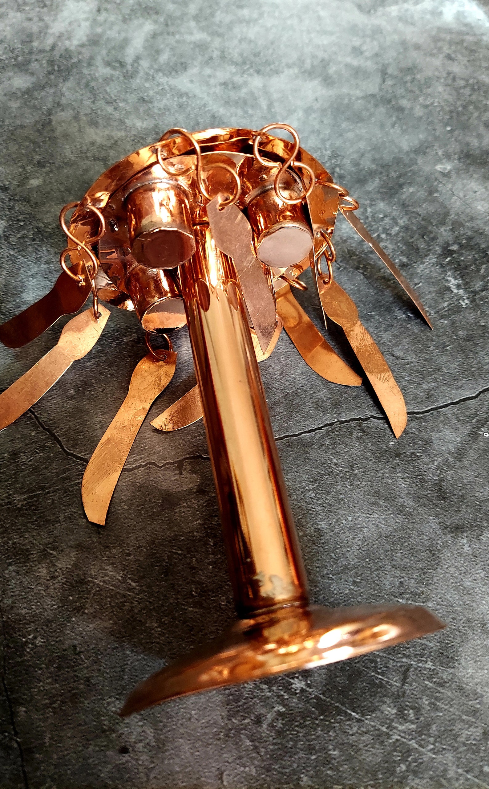 Oya Osun Copper Staff Orisha Iyansan Yanza Olla Oricha - Etsy