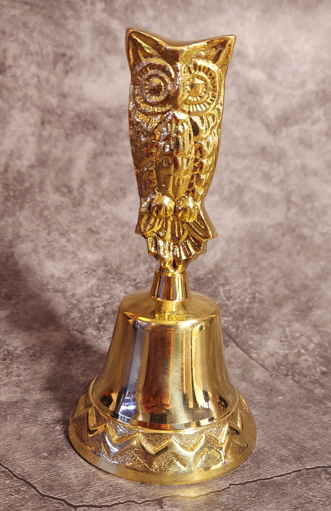 Brass Owl Bell for Oshun Yewa Oba Nani Yoruba Orisa Campana - Etsy