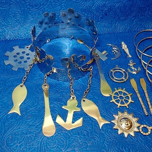 YEMAYA Tools and Crown Set Herramientas De Yemaya Con Corona Iroko Dada ...