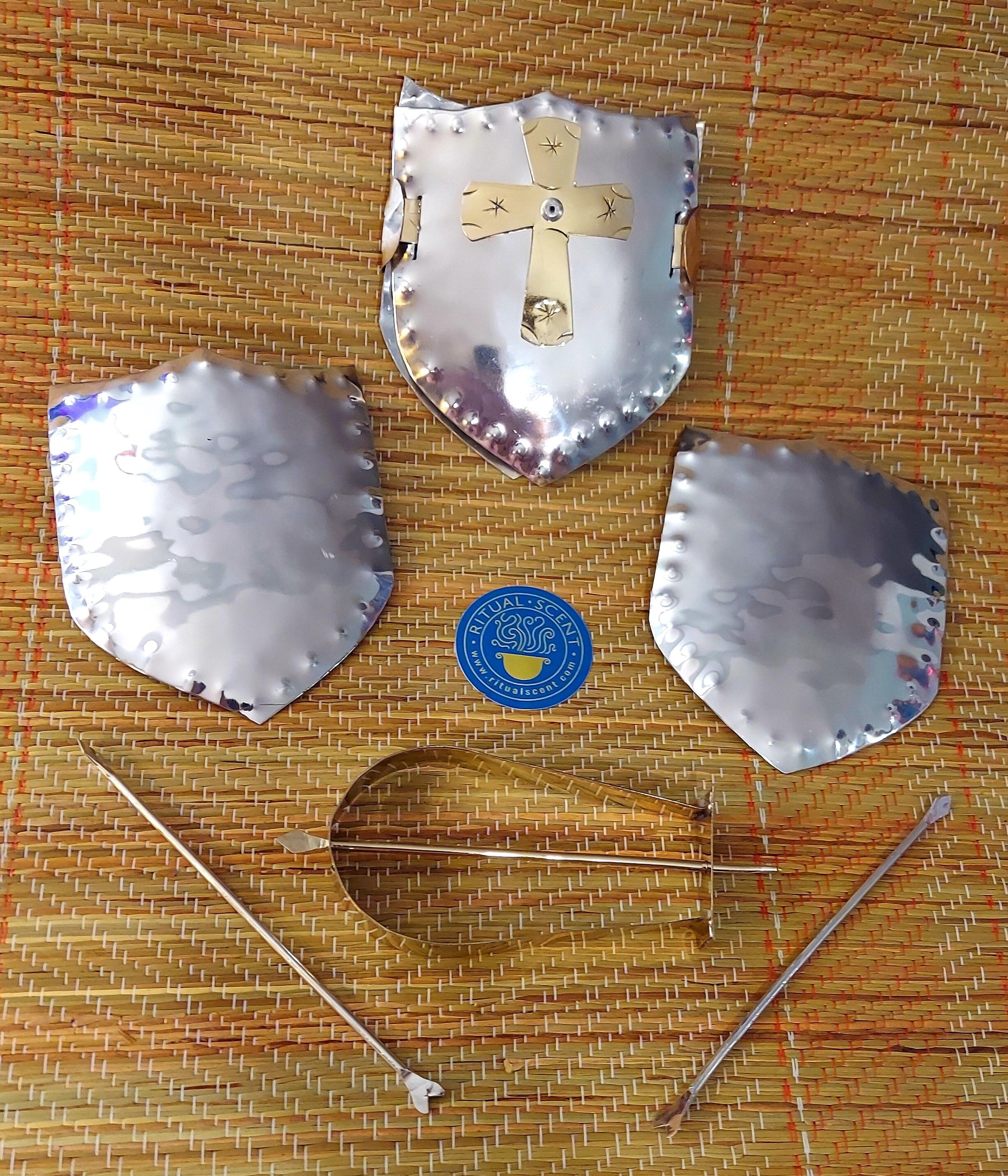 Ogbon Ogboni Ogan Tools Oggan Herramientas Orisha Silver Set Obatala ...