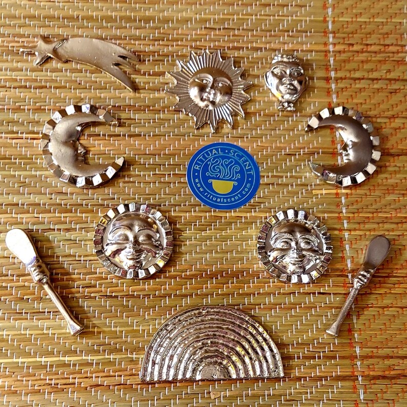 Ananagu Metal Orisha Tool Set Annanagume Olokun Olosa Iroko Dada Ocha ...