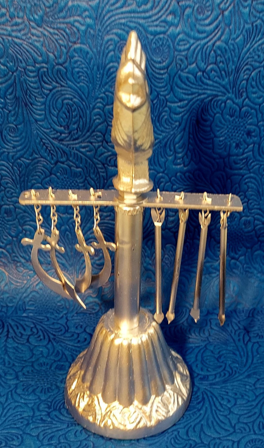 Ogbon Ogboni Ogan Tools Oggan Herramientas Orisha Silver Set Obatala ...
