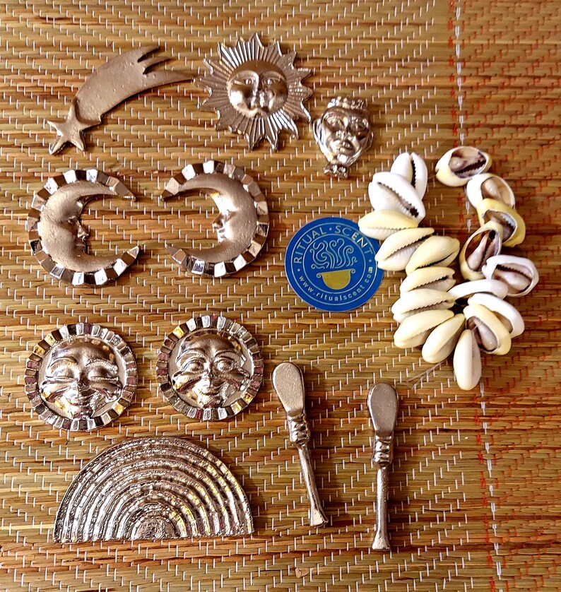 Ananagu Metal Orisha Tool Set Annanagume Olokun Olosa Iroko - Etsy