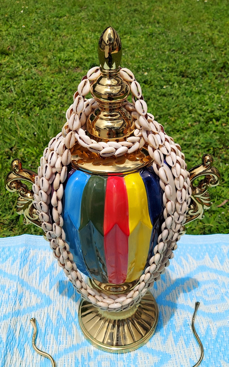 Oshumare Sopera Tinaja Tureen Orisha Orixa of the Rainbow Ochumare Yoruba Santeria Serpent Orisa ...