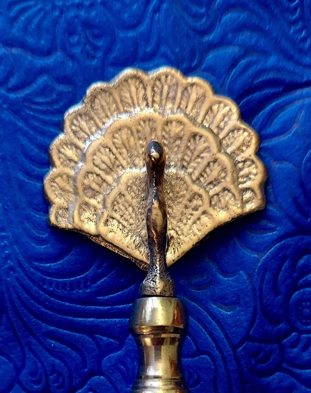 Oshun Bell Campana Gorgeous Oshun Peacock Orisha Campana Osun Oxum ...