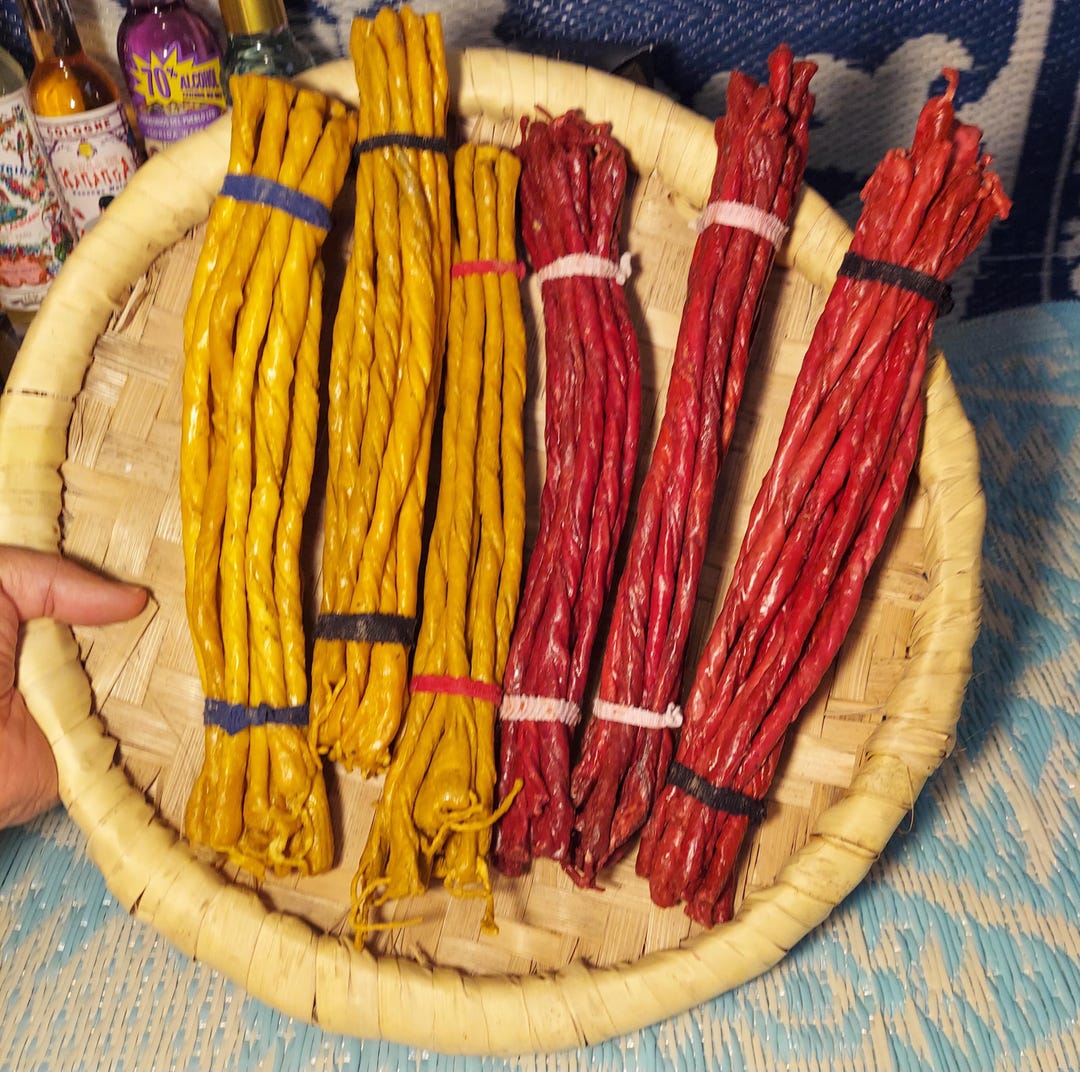 Vodou Bougies Haitian Candles Chandel Canari Ibo Hand Made Govi Vodou ...