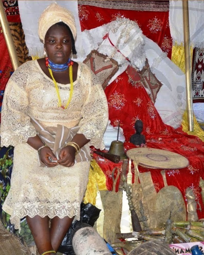 Oshun Ada Sword Brass Handmade Orisha Yoruba Logun Ede Osun Oshogbo ...