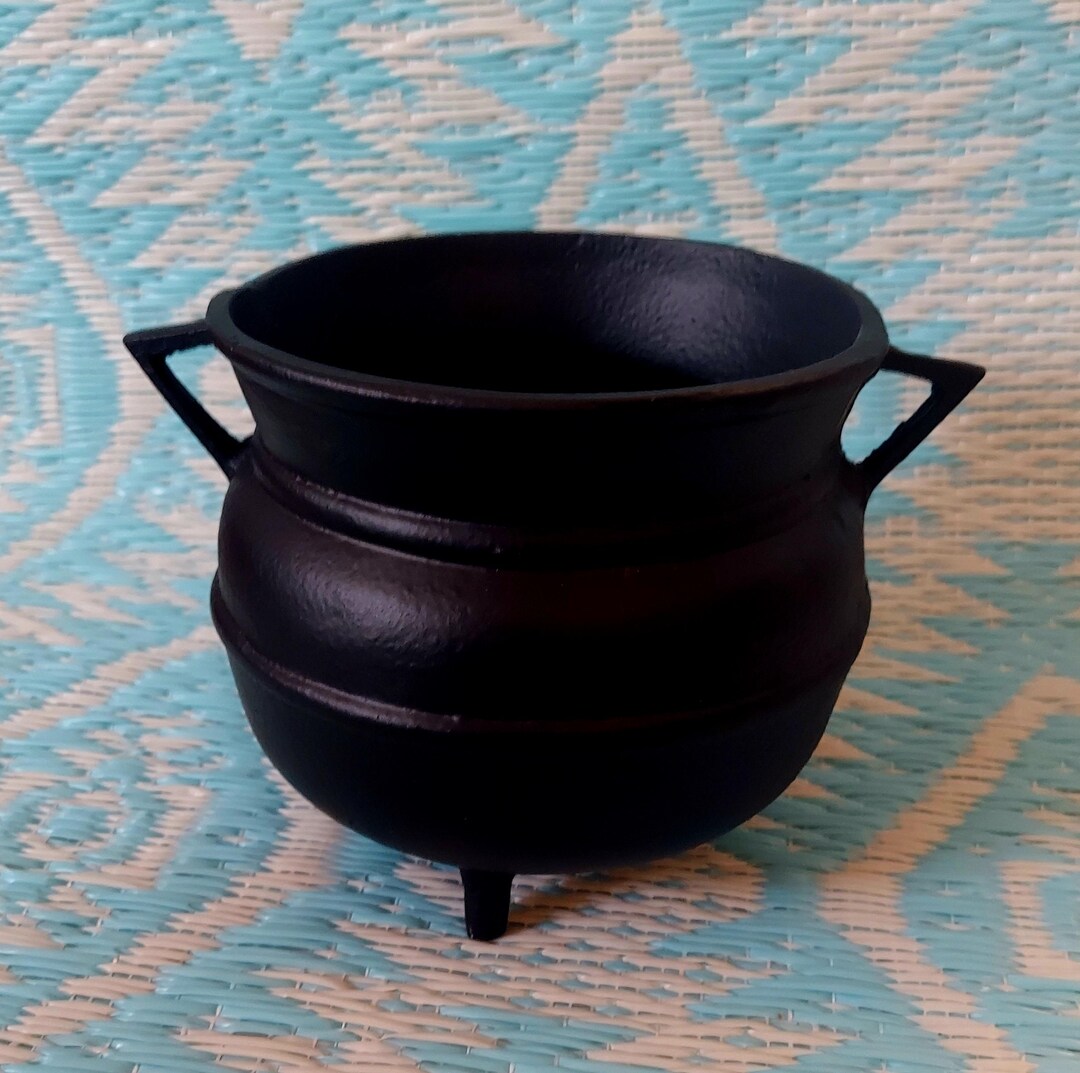 Ogun Cauldron Caldero Hierro Iron Pot 6 Warriors Orishas Escalera Pasos ...