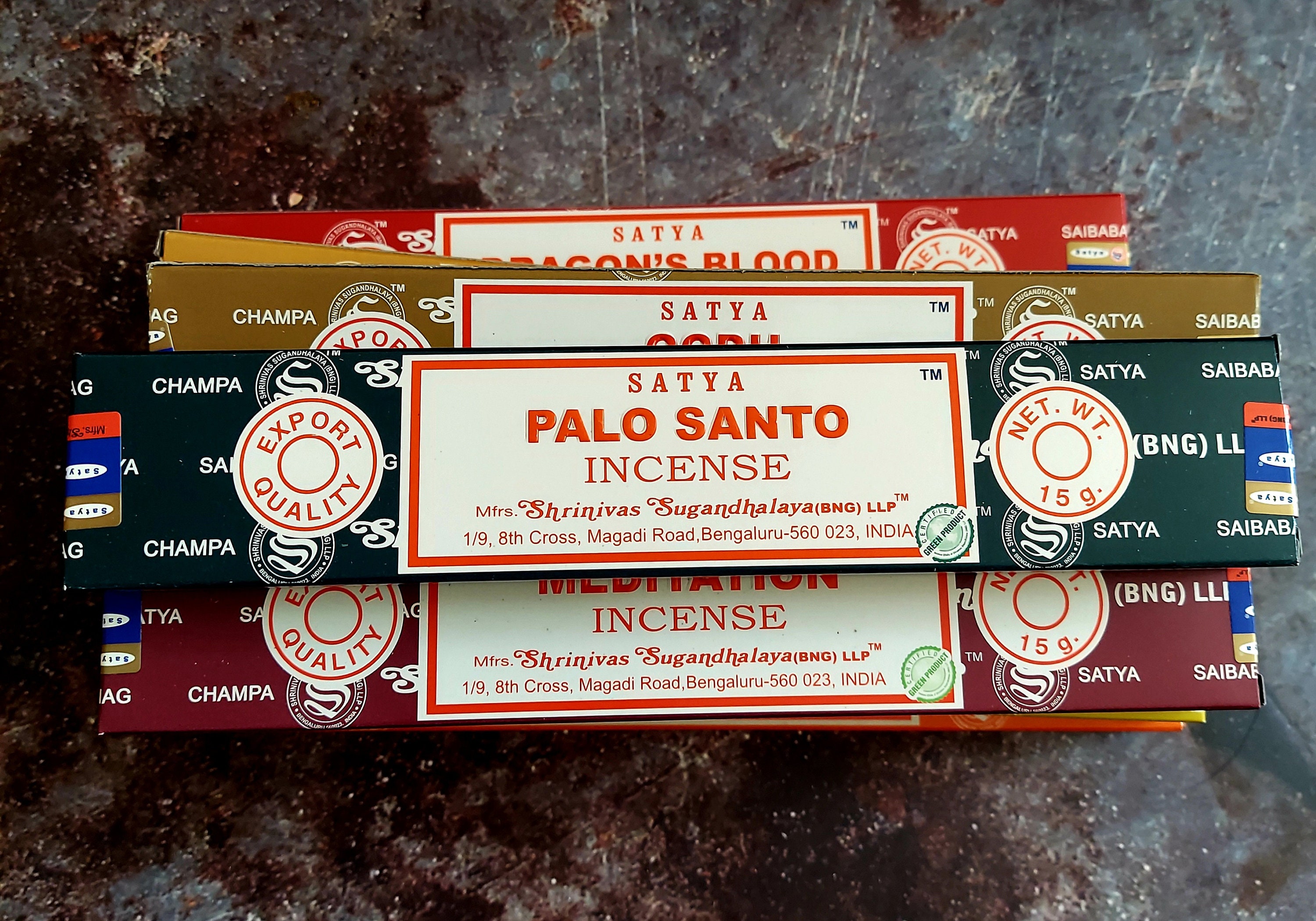 Incense Bundle 7 Satya Sai Baba Brand Incense Sticks (7 Boxes) Nag ...