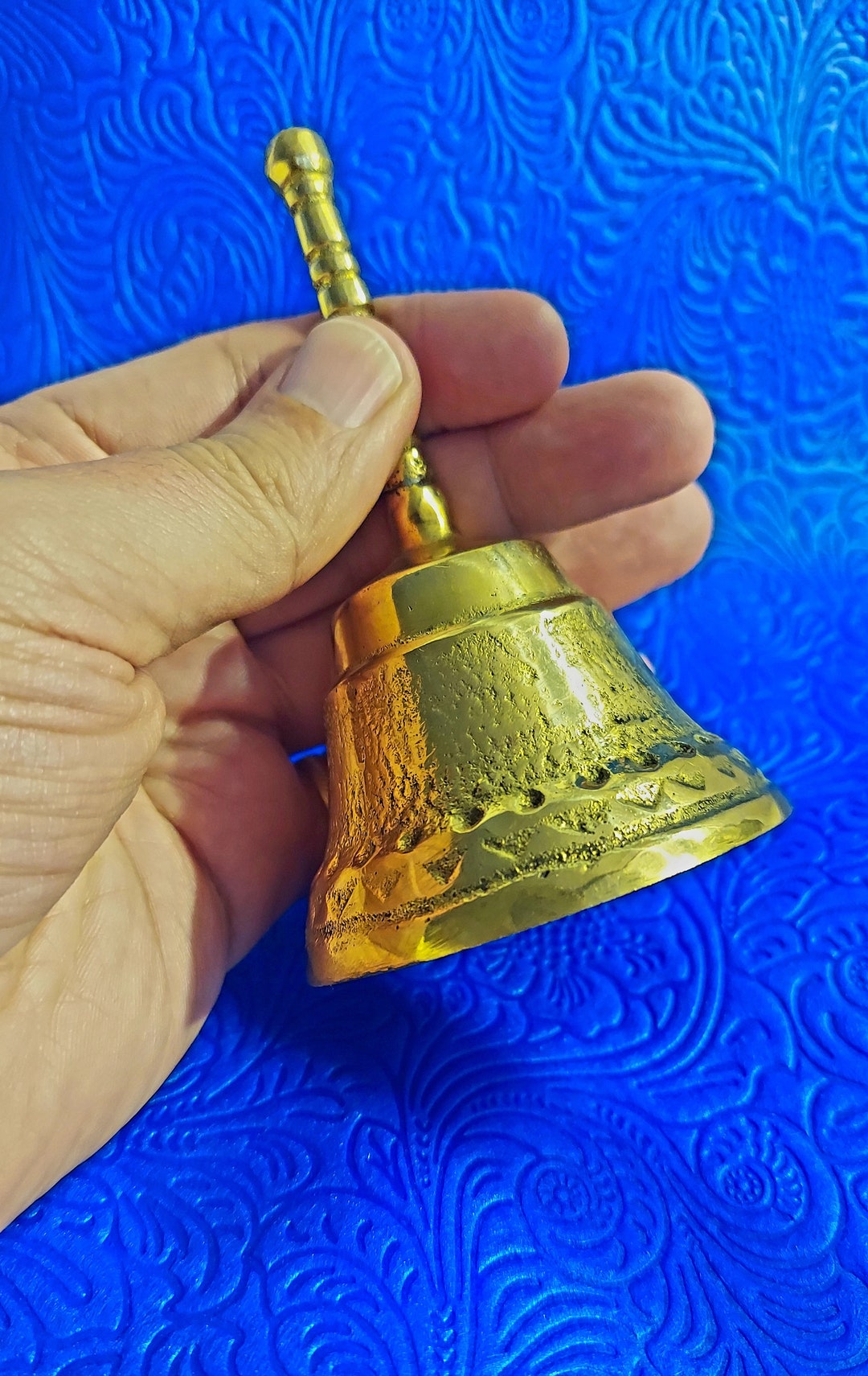 Brass Oshun Bell 5 Inches - Goddess, Polished Campana for Osun - Ochun ...