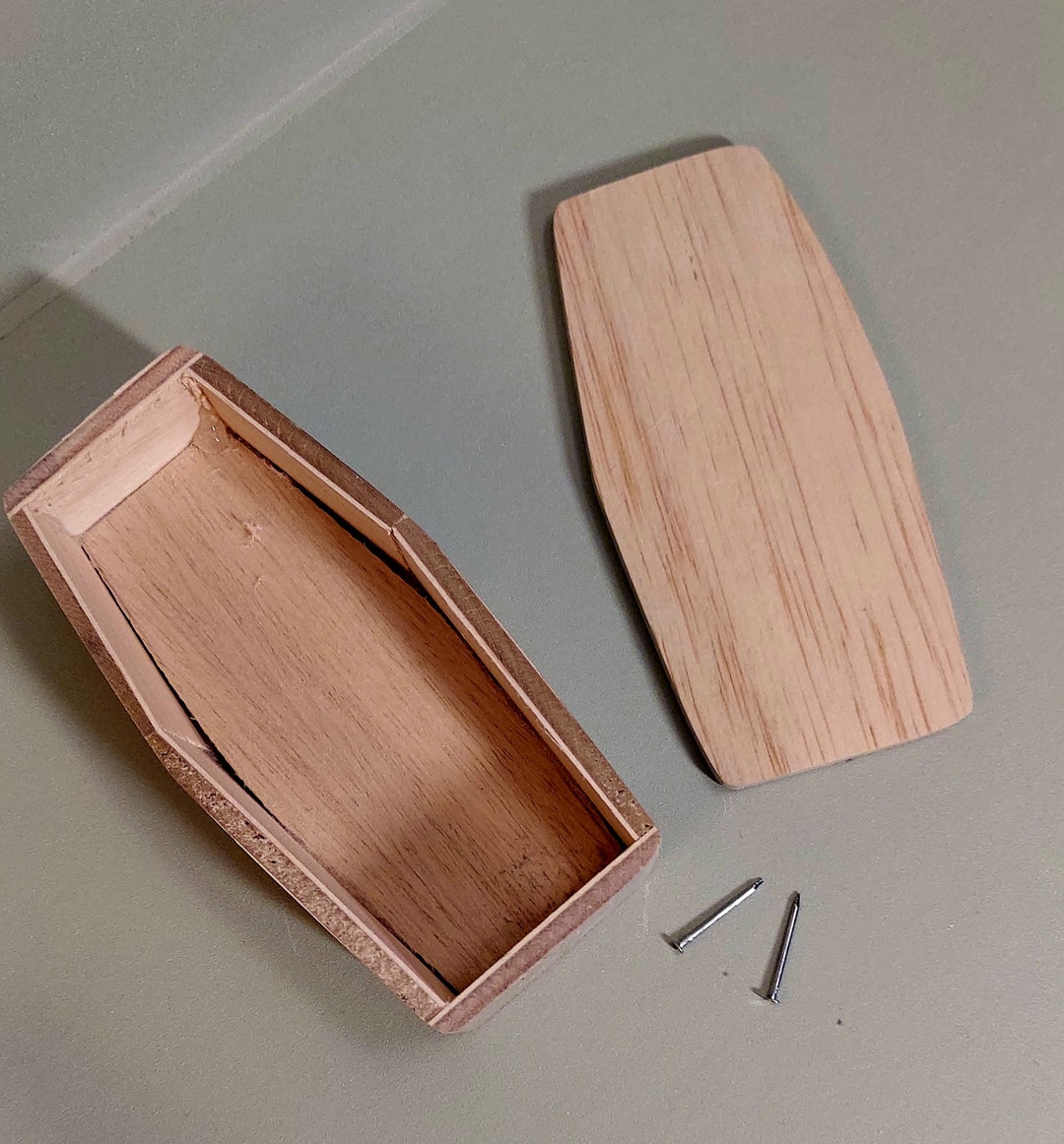 Wooden Plywood Coffin Casket for Spell Work, Talismans, Magic ...