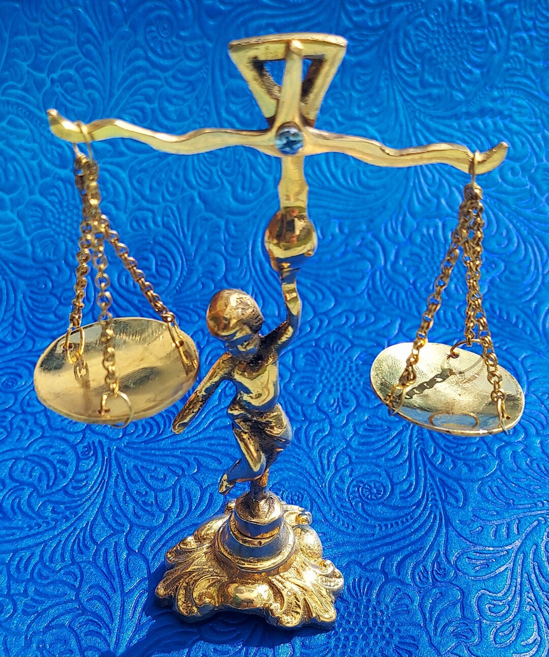 Brass Orisha Scale Odu Oshe De Odishe Ita Obatala Oshun Shango Yemaya ...